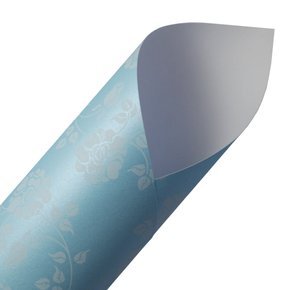 Papel Scrapbook Floral 180g - Pacote com 10 Folhas 30,5x30,5cm Azul ...