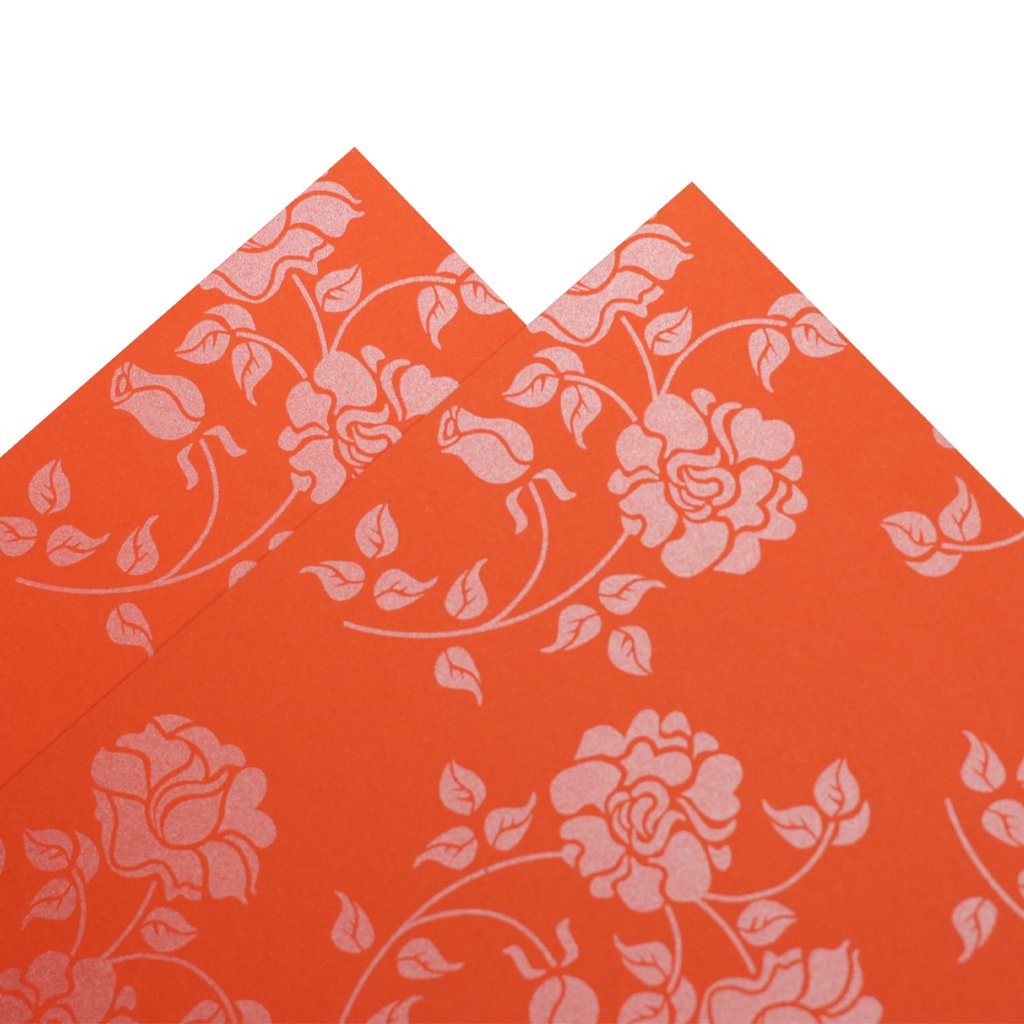Papel Scrapbook Floral 180g - Pacote com 10 Folhas 30,5x30,5cm ...